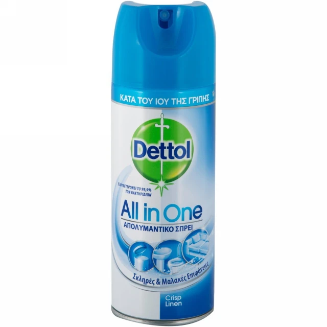 DETTOL SPRAY CRISP LINEN 400ML | tealbox.gr