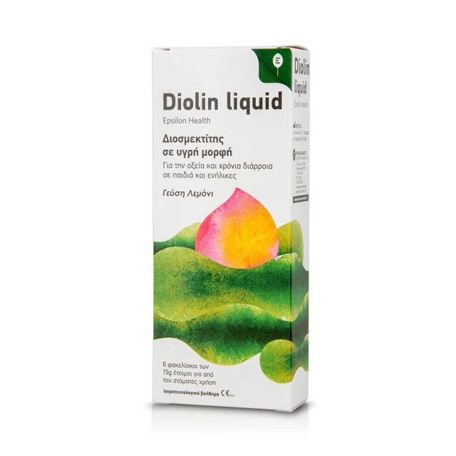 EPSILON HEALTH DIOLIN LIQUID (BOX OF 6 SACHETS) | tealbox.gr